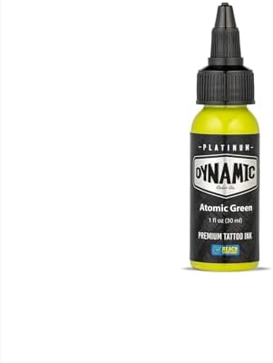 Amazon.com: Dynamic Color Co - Atomic Green Platinum Collection Tattoo ...