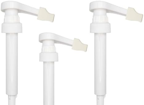 Amazon.com: HANDIT l White Coffee Syrup Pumps with Rubber-Silicone ...