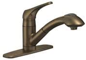 Matco-Norca Oil Rubbed Bronze Kitchen Faucet W/Pull Out Spout Ceramic ...