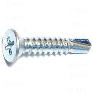 10 x 1 Phillips Flat Self-Drilling Screw (60 Pieces): Amazon.com ...