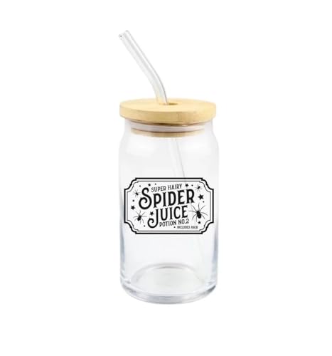 Amazon.com: Spider Juice Glass Can 16 oz. : Home & Kitchen