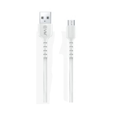 GVM Data Cable | USB Cable For Mobiles And Pc Use (Micro USB 21, White ...