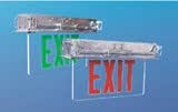 Red LED Exit Sign - White Double Face - AC - Recessed - BA Housing ...