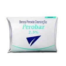 Amazon.com : Perobar Soap Benzoyl Peroxide for Acne Pimples Blemish 75 ...