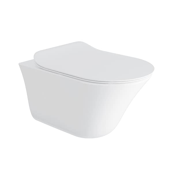 Kohler Vive Wall Mounted Toilet | True Rimless Ceramic Western Bathroom ...