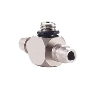 Amazon.com: Lezard 10PCS Pneumatic Joints Micro-Tube Quick-Screw Joints ...