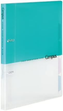 Kokuyo Campus 2-Ring Loose Leaf Binder, B5, 2 Holes, Up to 100 Sheets, Light Blue, Japan Import ...