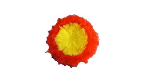 Amazon.com: Red pua Hawaiian Large Uli Uli Rhythm Instruments, Coconut ...