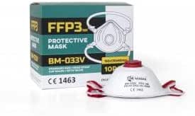 Baltic Masks FFP3 Maske EN149:2001+A1:2009 mit Ventil 10 Stück : Amazon ...