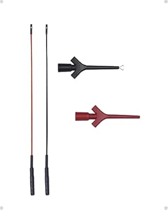 BOCEUC Multimeter Test Hook Clip, Mini SMD Grabber Test Clip with Lead ...