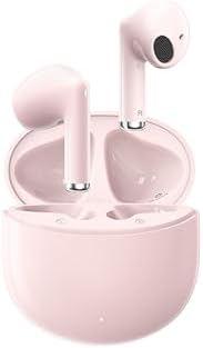 Amazon.com: Xmenha Pink TWS Wireless Earbuds for Kids Bluetooth 5.3 ...
