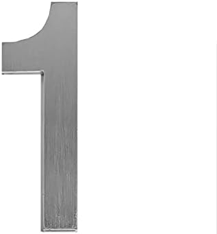 SystemsEleven Silver/black Sticky Property Numbers Door House Numbers ...