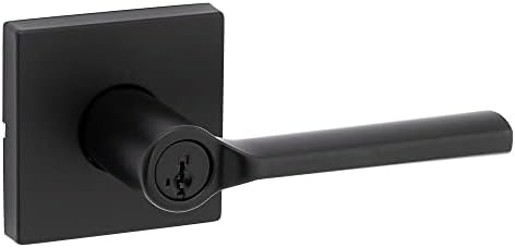 Kwikset Casey Entry Door Handle with Lock and Key, Secure Keyed ...