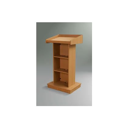 CCNOS Rose Wooden Podium Lectern with Teak Finish (Lecture Stand) for ...