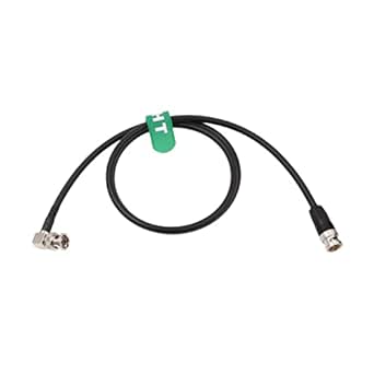 HangTon High Flex 12G 3G HD SDI 75 ohm Coaxial Video Cable 4K 60fps Male BNC to Right Angle Male ...