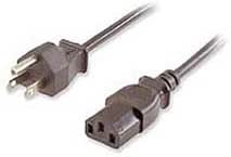 Amazon.com: Ziotek Cable de alimentación de computadora o monitor, 6 ...