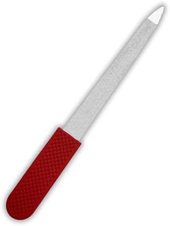 Amazon.com : Professional Sapphire Nail File Ruby Red, 5" Stainless ...