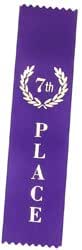 Amazon.com : 7th Place (Purple) Award Ribbons (Pinked, No Card & String ...