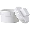 Amazon.com: UYHSEI 6" Pvc Sewer Cleanout Adapter With Plug Pipe Cover ...