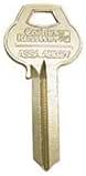 Corbin Russwin 7-Pin Straight Brass Key Blank, L4 Keyway, Unfinished ...