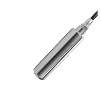 Liquid Level Sensor, Liquid Level Transmitter, 12-24VDC Input, Water Pressure Level Sensor, 4 ...