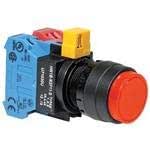 HW1B-M2F11-G, Switch Push Button N.O./N.C. SPDT Extended Round Button ...