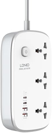 Buy Hoteon Extension Cord 5 Meter, 2500W 10A Extension Board, Heavy ...