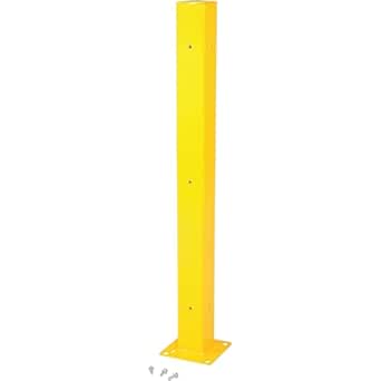 Vestil GR-H2R-DI-TP60-YL Steel Drop In Tubular Guard Rail Post 60 In ...