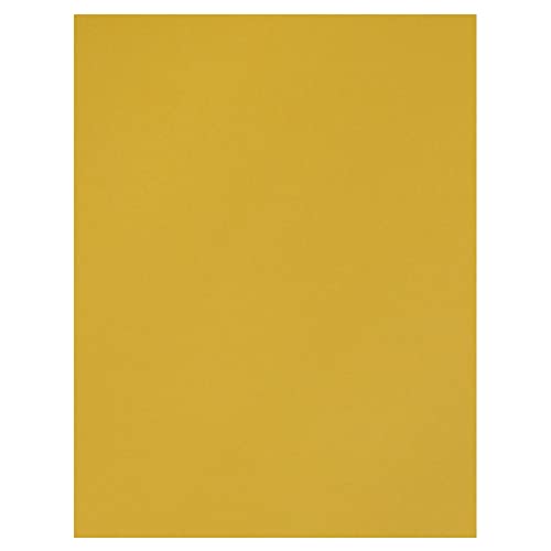 Snapklik.com : Baisunt 20 Sheets Golden Yellow Cardstock Thick Blank ...