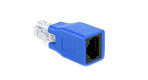 NIRVIG® RJ45 Male to Female Crossover Adapter Crossover Connector ...