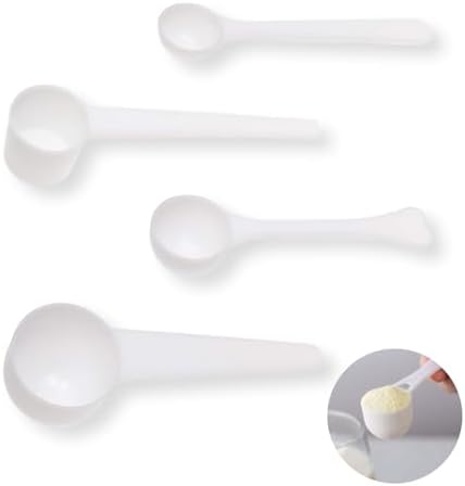 Amazon.com: 10 Pieces Long Handle 3g Plastic Measuring Spoons Mini ...