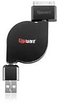 Amazon.com: GIGAWARE RETRACTABLE SYNC CABLE FOR IPOD OR IPHONE 30 PIN ...