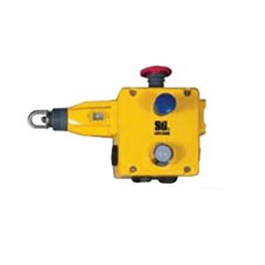 Omron 445066510 Rope Pull E-Stop Switch, 120 - 240 VAC/24 VDC, 4 NC - 2 ...