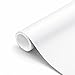 seonta Thick White Contact Paper Matte White Wallpaper 16"x198 ...