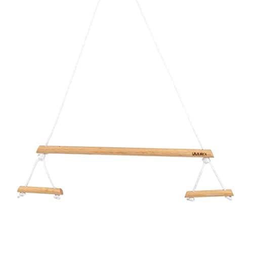 WIWIURKA Trapecio de Madera para Niños - Pasamanos y Changuera - Blanco ...