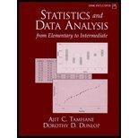 Statistics and Data Analysis : From Elementary to Intermediate-Textbook ...