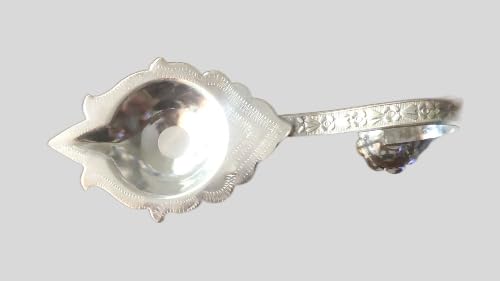 Prakruthi Pure Silver Aarti Stand 34 grams : Amazon.in: Home & Kitchen