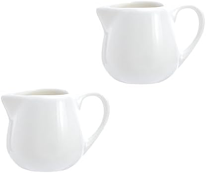 Amazon.com | CHOOLD 2 pcs Mini Ceramic Creamer with Handle, Coffee Milk ...