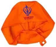 Amazon.com: Patka Baby Patka Khanda Design Sikh Pathka Safa Dumala ...