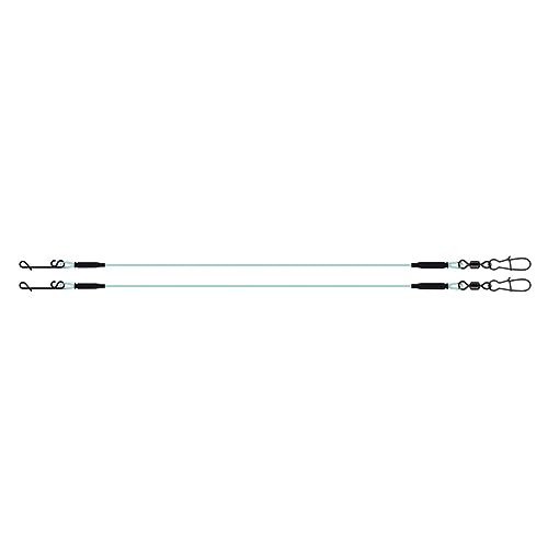 Set of 4 fluoro-carbon leaders with swivel and knotless connector by ...