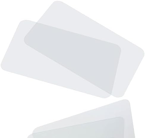 Amazon.com: CraftyCrocodile Clear Plastic Placemats Set of 2 - Vinyl ...