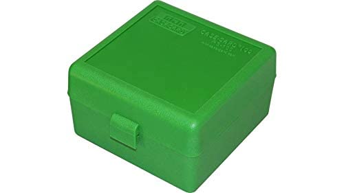 Snapklik.com : MTM Plastic Ammo Box, Green 100 Round 223 / 5.56 / More
