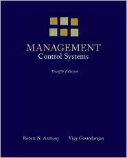 Management Control Systems 12th (twelve) edition Text Only: Robert N ...