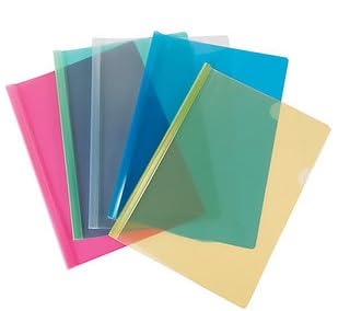 SPS Plastic Strip File Folder - Transparent A4 Sliding Bar Report ...