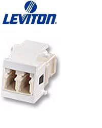 Amazon.com: Leviton 41085-MLA QuickPort Duplex LC Adapter SM/MM - Phos ...