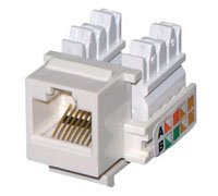 RJ45 CAT5E Lan I/O Punch Down Network Keystone Jack - 50 pcs : Amazon ...