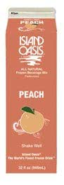 Amazon.com : Island Oasis Beverage Mix 32 oz-Pack of 12 (Peach ...