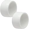 Amazon.com: Qjaiune 2 Pack 3 Inch PVC Cap, SCH40 PVC Pipe End Cap ...