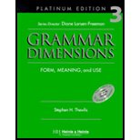 Amazon.co.jp: Grammar Dimensions : Form, Meaning, and Use : Platinum ...