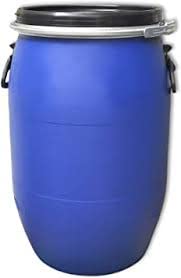 Bismi PE Clamping Ring lid Barrel 100 litres with UN-X/S Hazardous ...